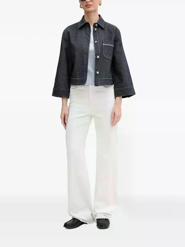MOS MOSH Patterned Button-up Jacket With Gold-tone Hardware