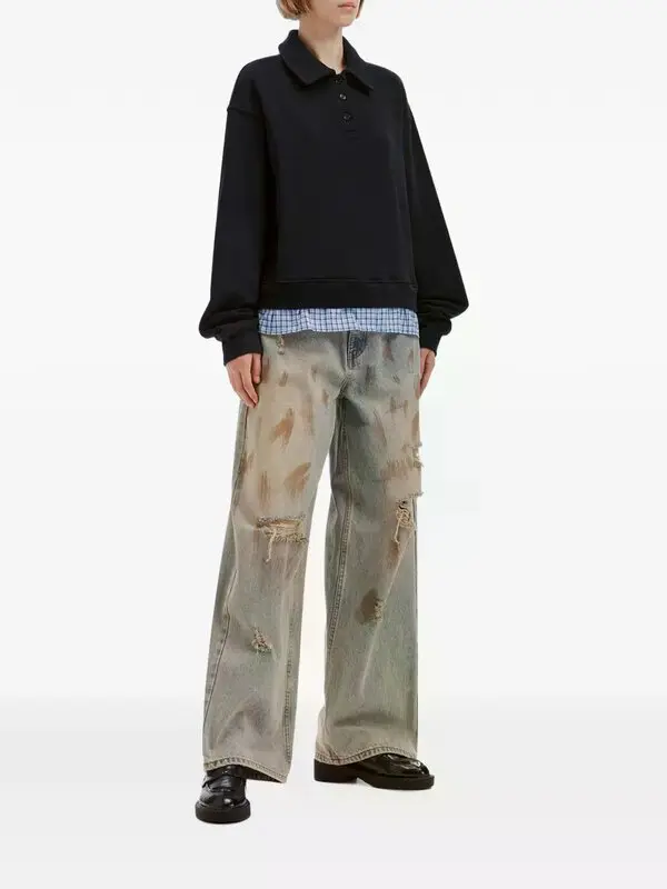 TOUT A COUP Layered-effect Polo Shirt