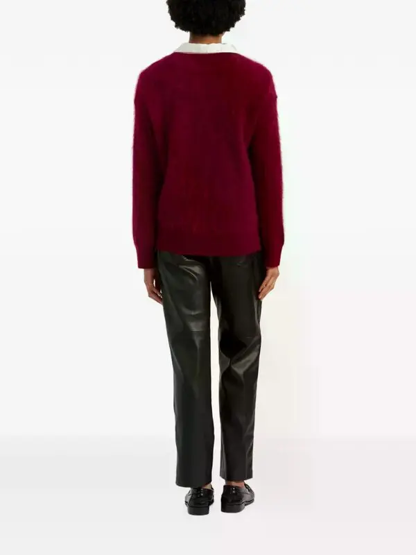 Chinti & Parker Brushed-finish Crew-neck Sweater