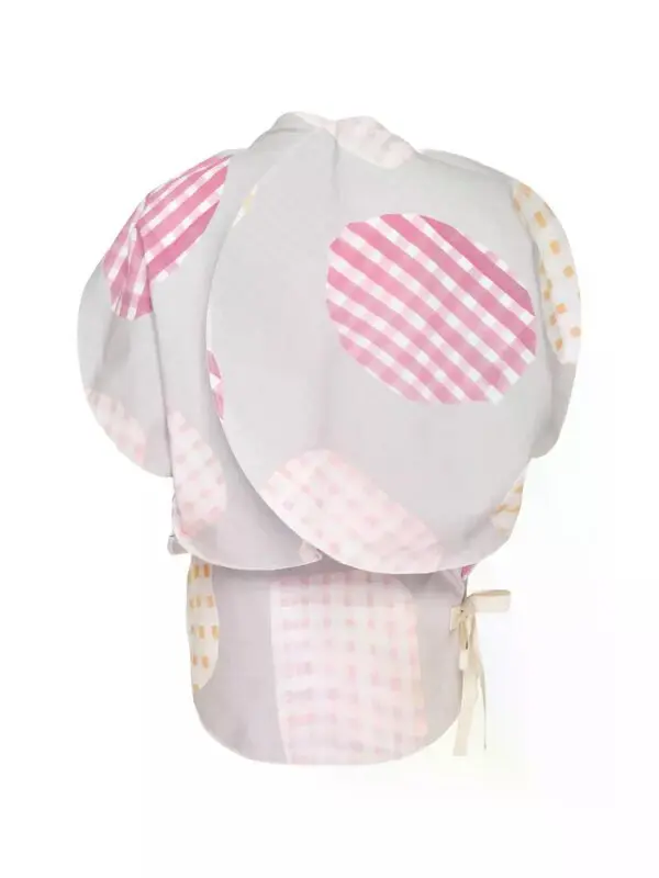 COMME DES GARÇONS TAO Gingham-print Layered Top