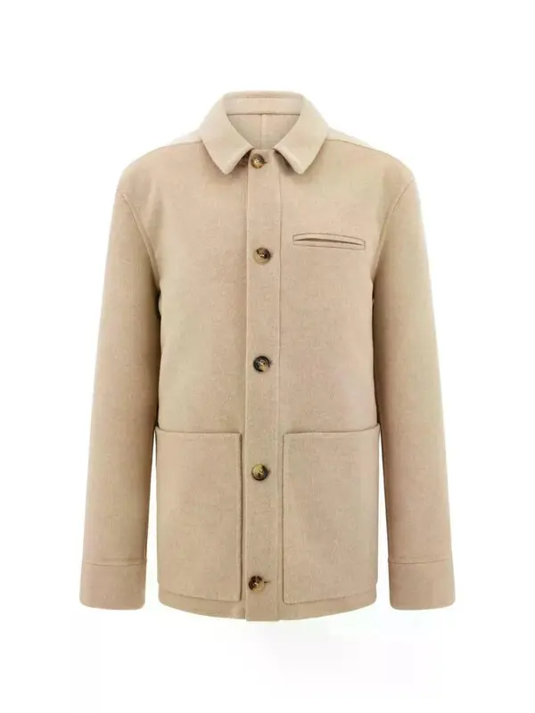 FERRAGAMO Double Wool And Cashmere Blouson