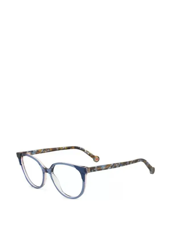 Carolina Herrera Tortoiseshell-effect Cat-eye Glasses