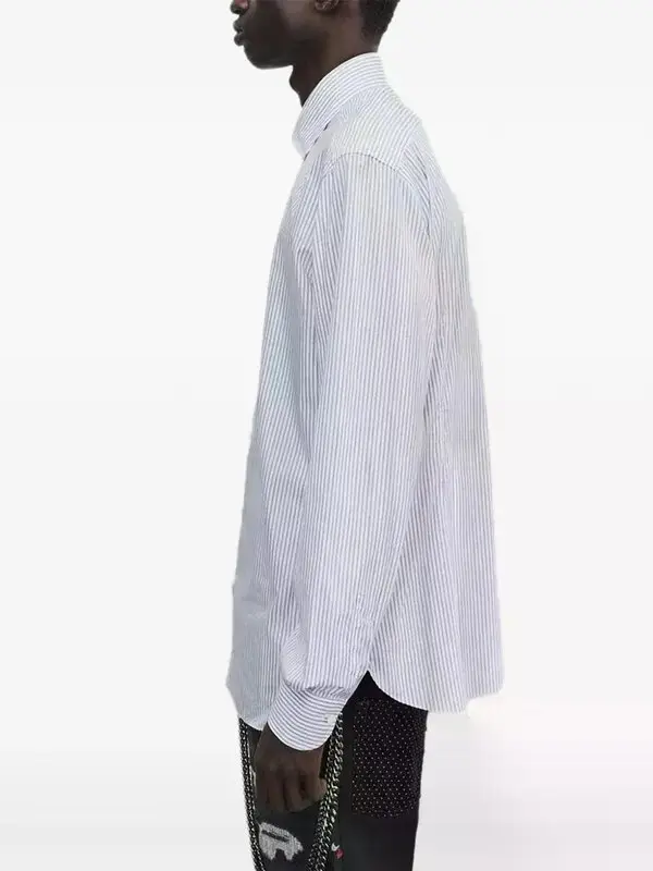 Junya Watanabe Stripe Dlong-sleeved Shirt