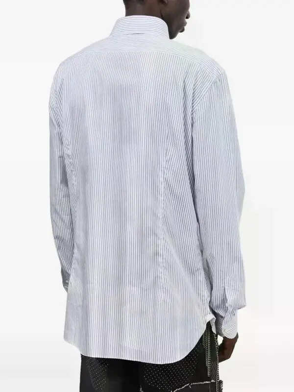 Junya Watanabe Stripe Dlong-sleeved Shirt