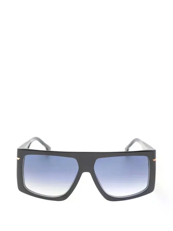 Victoria Beckham Geometric-frame Sunglasses - Black