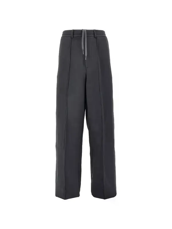 Emporio Armani Drawstring Pintuck Track Pants