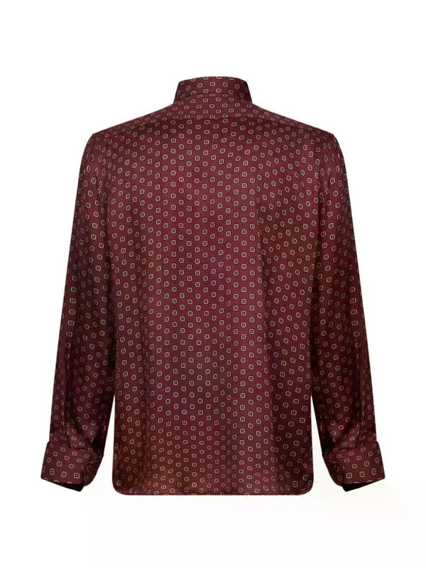 COSTUMEIN Geometric-print Long-sleeve Shirt