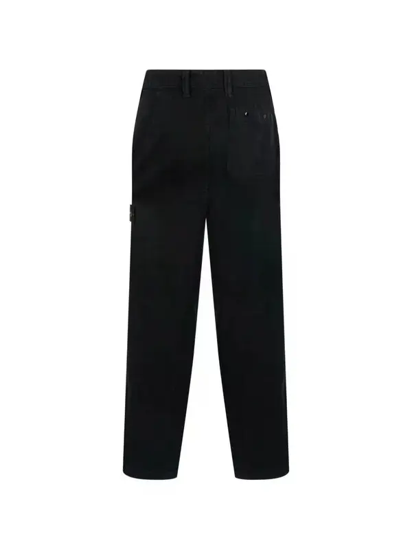 Stone Island 3100014 Loose-fit Chino Trousers With Snap Pockets