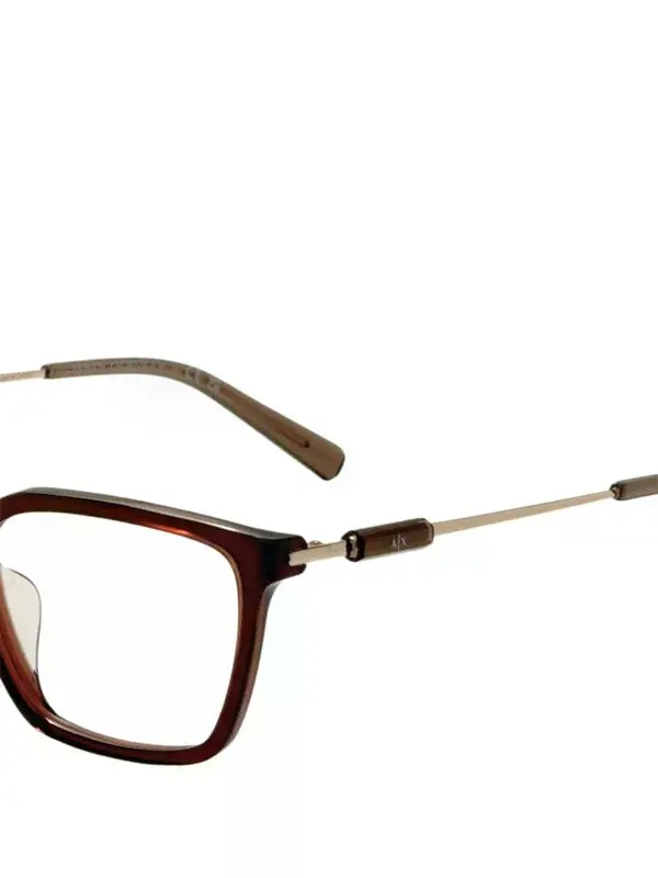 Armani Exchange Square Frame Eyeglasses - Brown