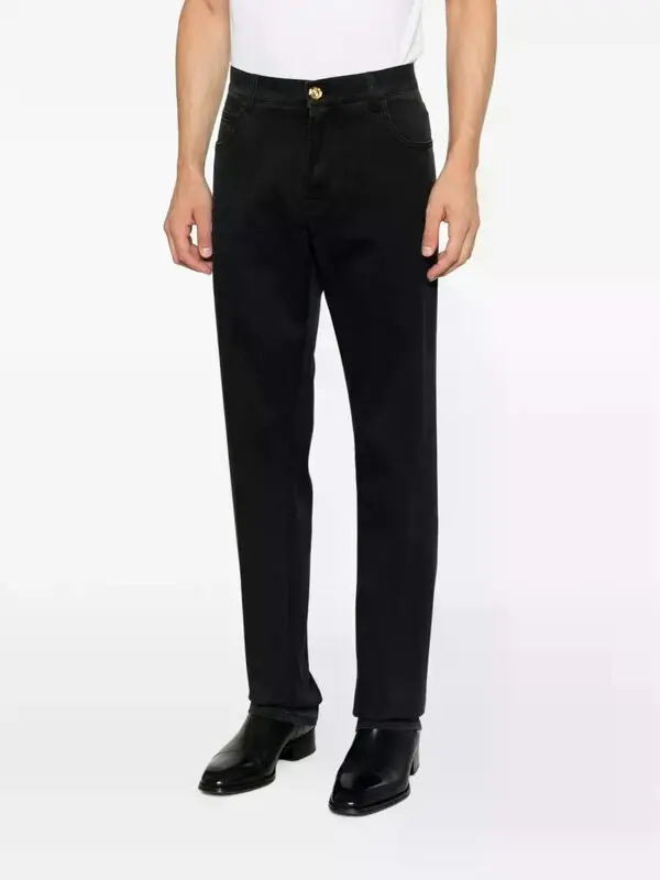 Stefano Ricci Logo-plaque Jeans