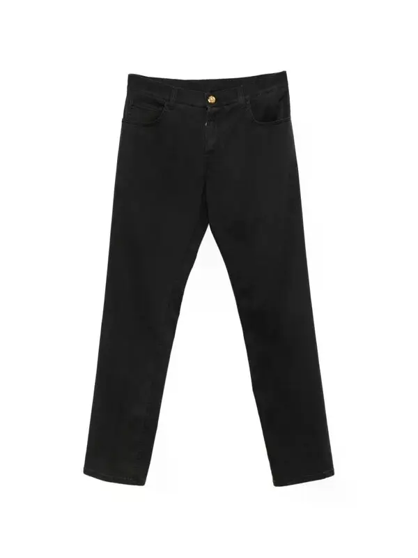Stefano Ricci Logo Plaque Jeans
