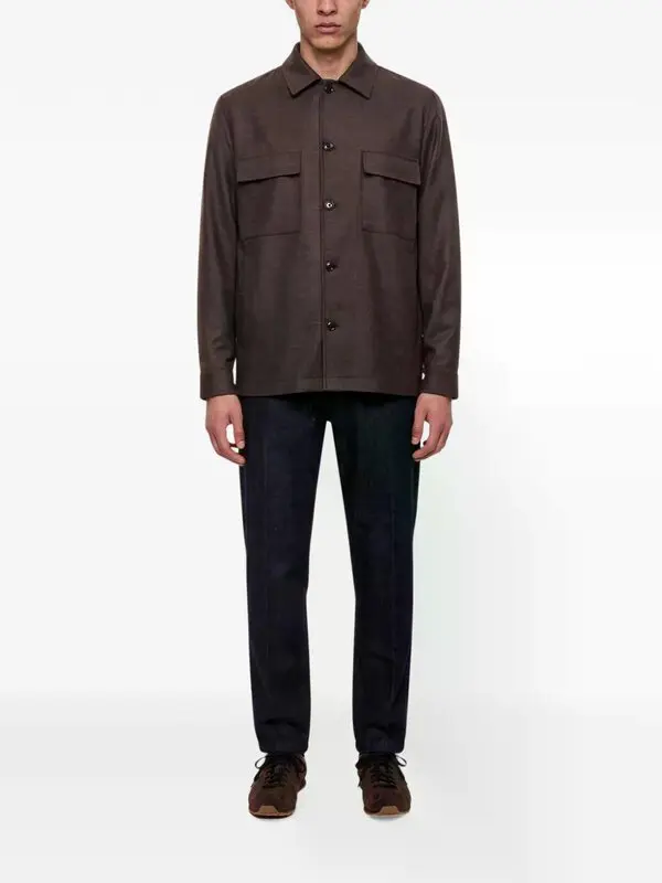 BRIGLIA 1949 Button-up Pocket-detail Jacket
