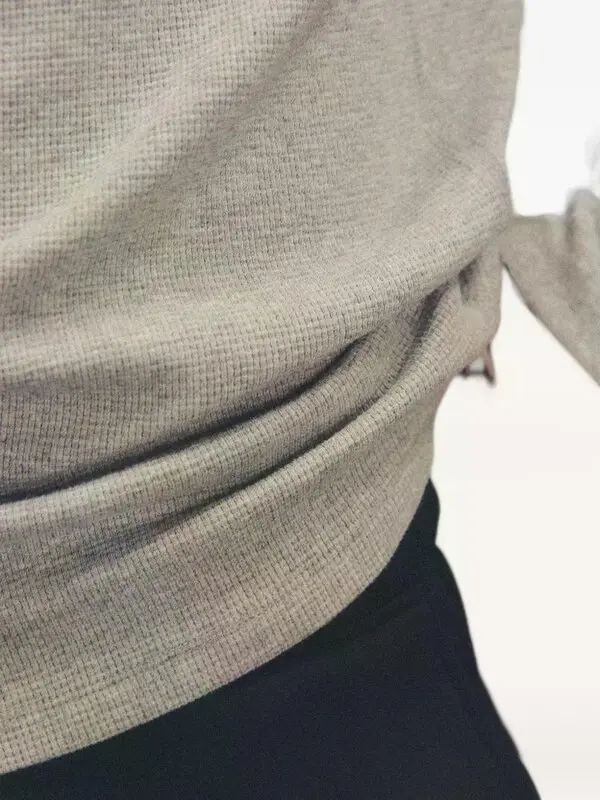 ENTIRE STUDIOS Waffle-knit Long-sleeve T-shirt
