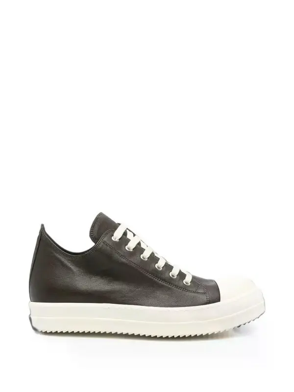 Rick Owens Low-top Leather Sneakers - Brown