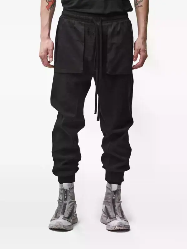 THOM KROM Waffle-knit Drawstring Trousers
