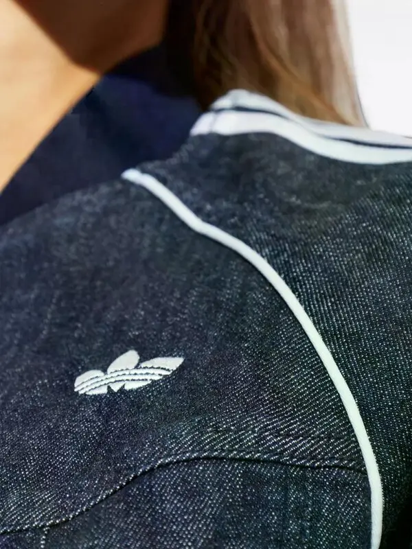 Adidas Superstar Corset Side-stripe Denim Jacket