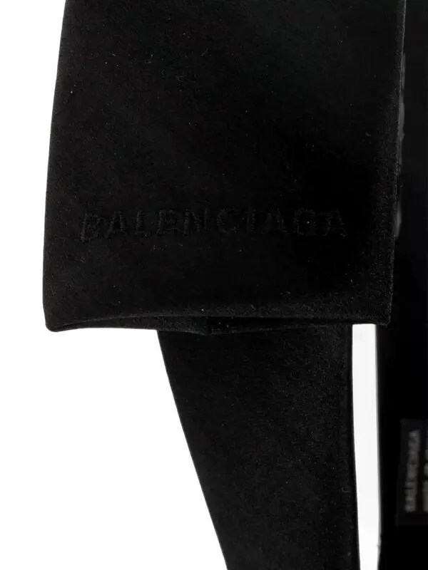 Balenciaga Logo-embroidered Satin-finish Headband