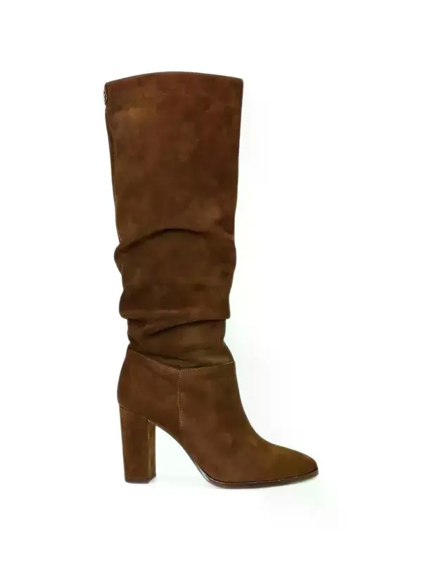 Ralph Lauren Artizan Slouchy Suede High-knee Boots - Brown