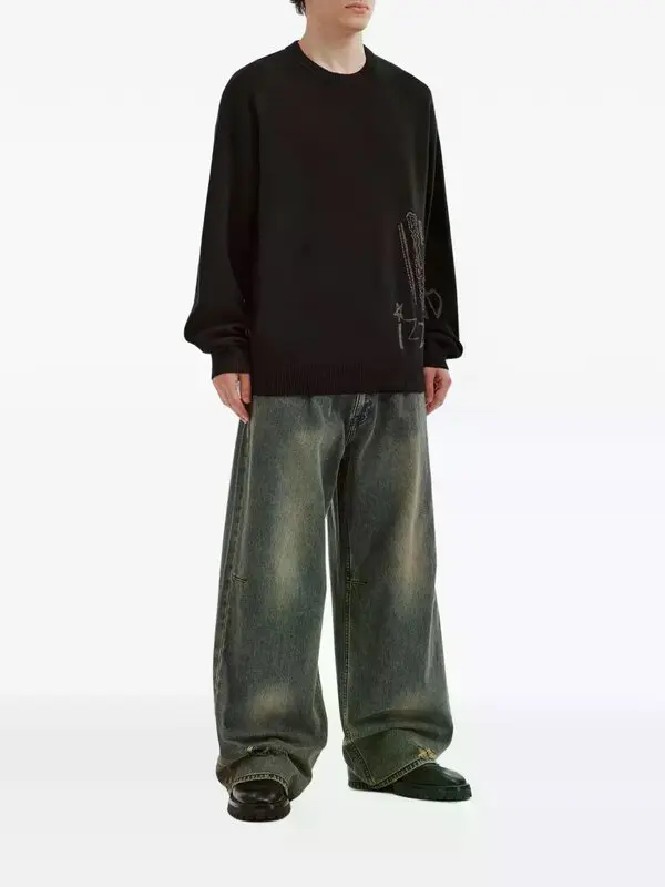Izzue Distressed Faded-wash Jeans