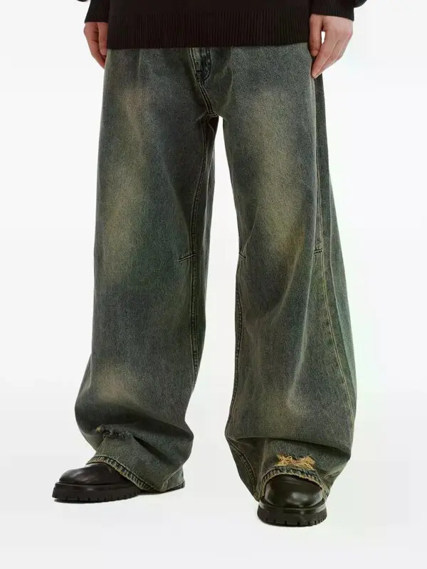Izzue Distressed Faded-wash Jeans