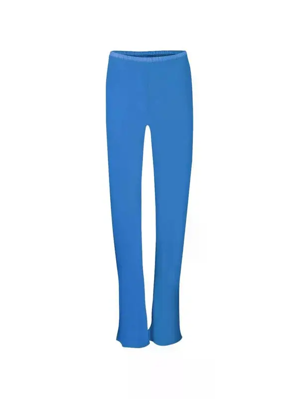 PETER COHEN Bias Wide-leg Silk Trousers
