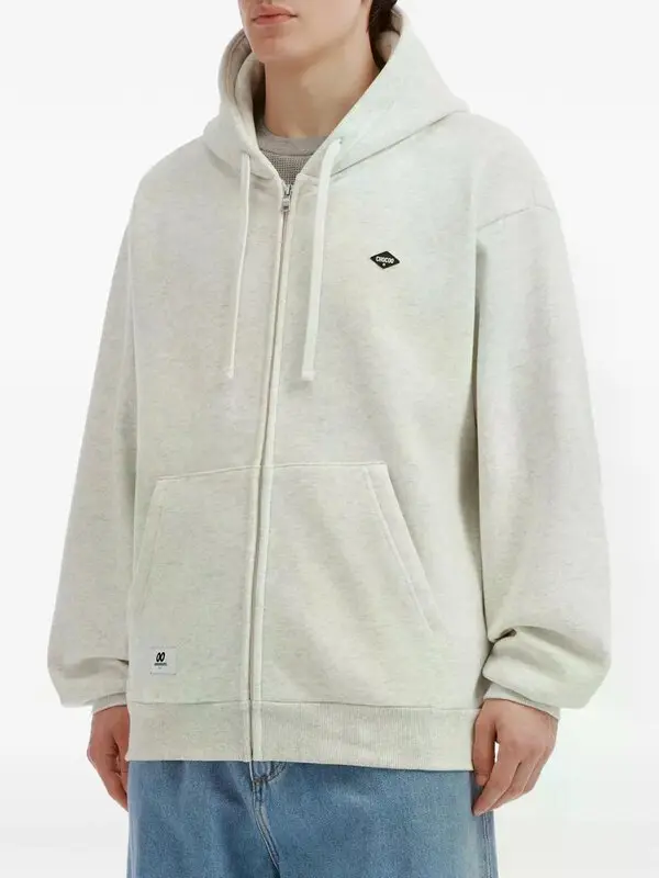 CHOCOOLATE Logo Patch Zip-up Hoodie
