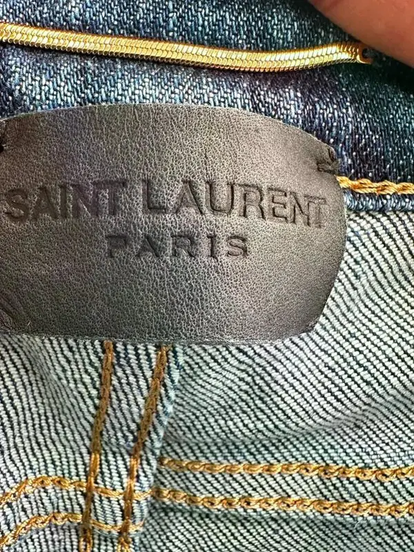 Saint Laurent Cropped-hem Shorts
