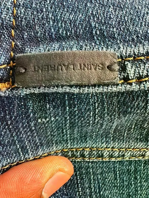 Saint Laurent Cropped-hem Shorts