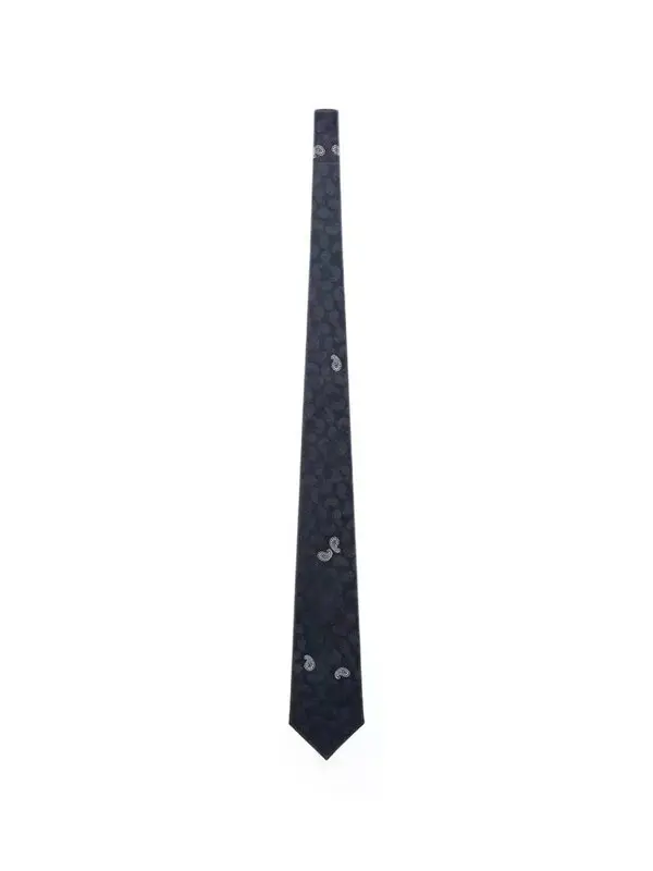 Junya Watanabe Paisley-print Silk Tie