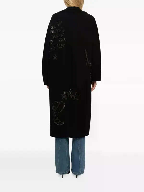 Zadig&Voltaire Camy Long Knit Coat