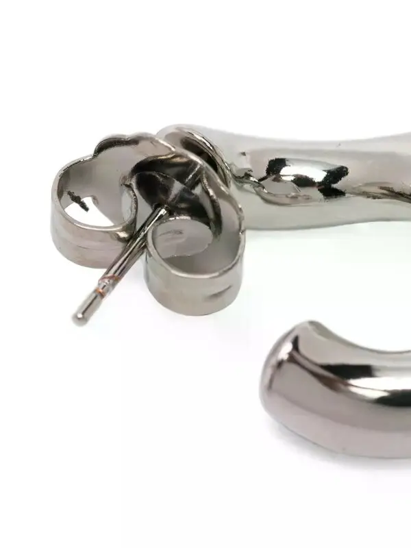 JUSTINE CLENQUET Asymmetric Chain-link Earrings