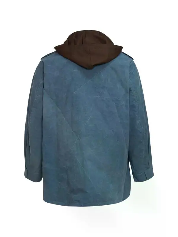 Yohji Yamamoto Hooded Ripstop Coat