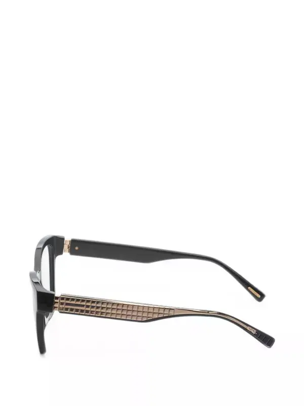 Chopard Grid-pattern Rectangle-frame Glasses