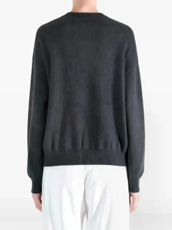 Frenckenberger Fine-knit Open-front Cardigan