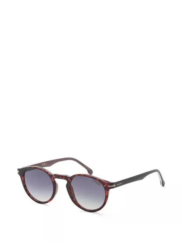 Carrera Eyewear Round Frame Tortoiseshell Effect Sunglasses - Brown