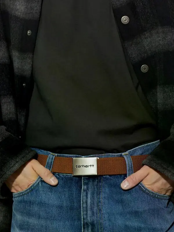 Carhartt Work In Progress Logo-plaque Belt