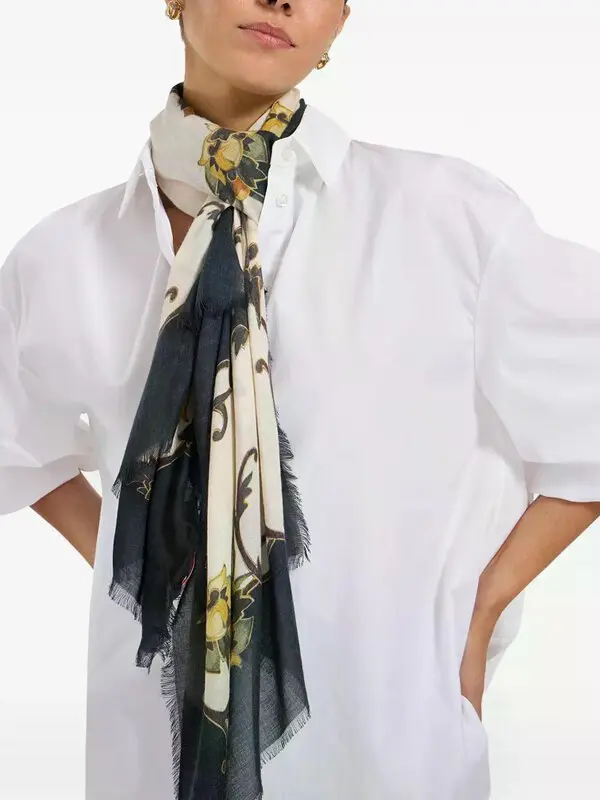 La DoubleJ Frayed Scarf