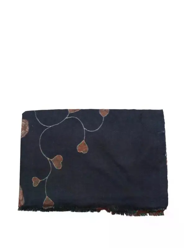 Altea Fringed Scarf - Black