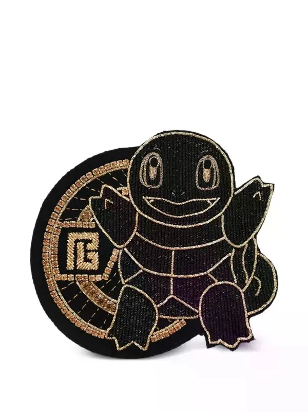 Balmain X Pokémon Squirtle Motif Applique - Black