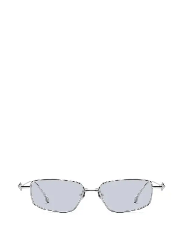 GENTLE MONSTER Saga 02 Square Frame Sunglasses - Silver