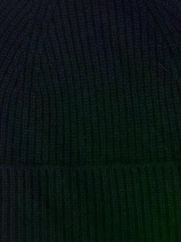 BALLANTYNE Ribbed Cashmere Beanie Hat
