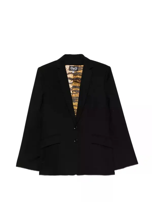 Dolce & Gabbana 2000s Notched-lapel Single-breasted Blazer