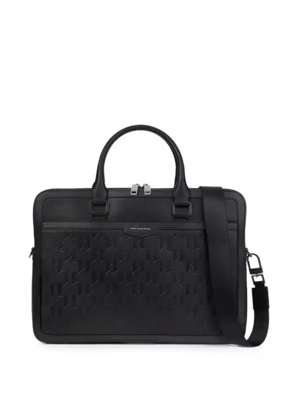 Karl Lagerfeld K/loom Leather Briefcase
