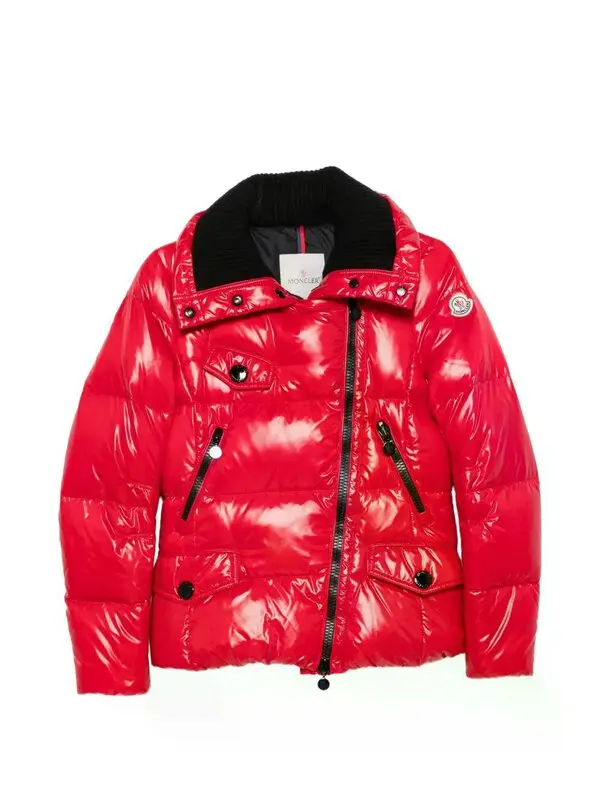 Moncler 2010s Padded Asymmetric-zip Jacket - Red