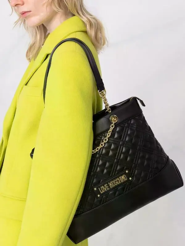 Moschino Quilted-finish Tote Bag