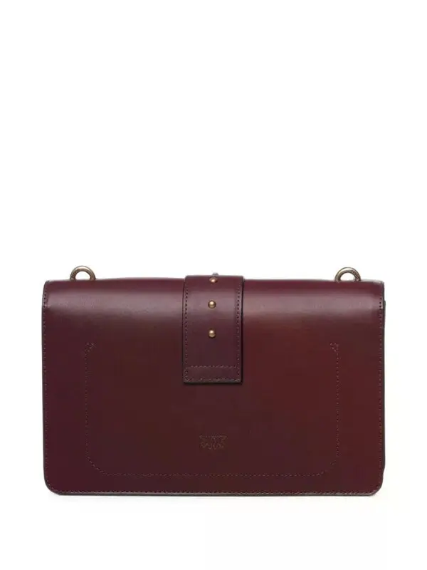 Pinko Medium Love Bag Stud-embellished Crossbody Bag - Red