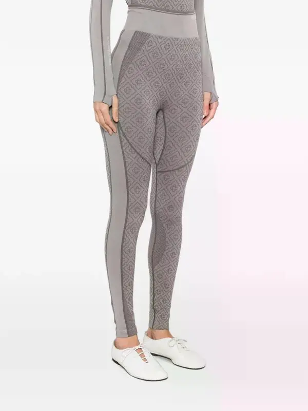 Casablanca Monogram-pattern Leggings