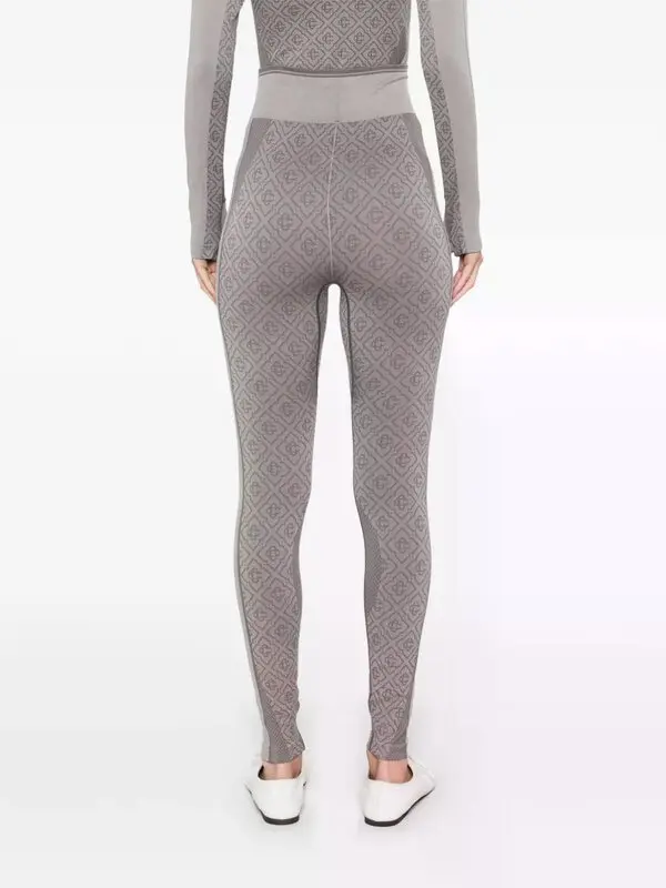 Casablanca Monogram-pattern Leggings