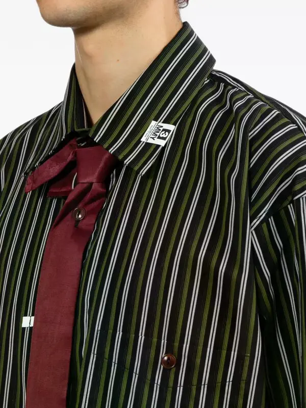 Mihara Yasuhiro Attached Tie Long-sleeve Shirt