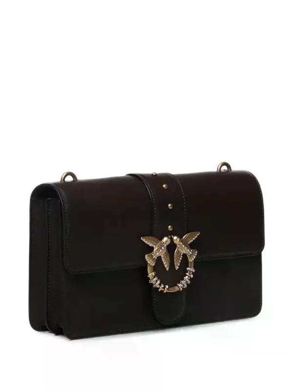 Pinko Medium Love Bag Stud-embellished Crossbody Bag - Brown